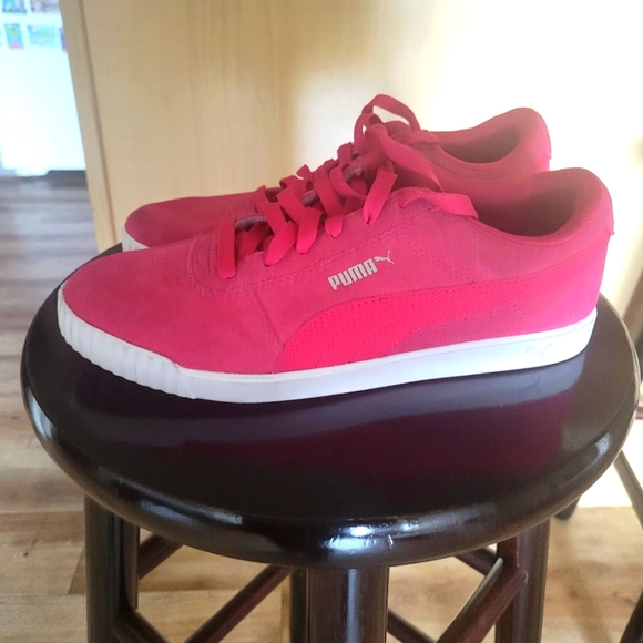 Puma | Shoes | Puma Soft Foam Shoes Magenta 85 Worn Once | Poshmark